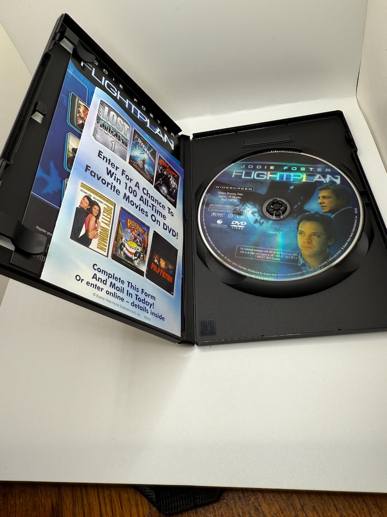 Flightplan Widescreen DVD - Jodie Foster - Etsy