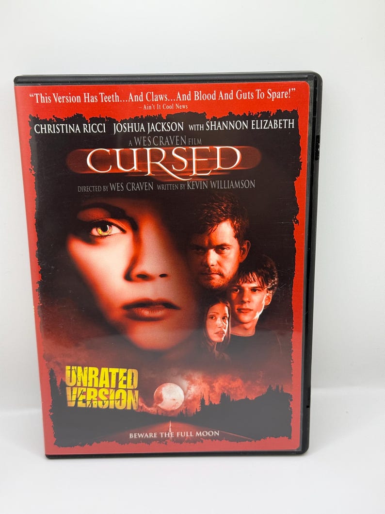 Cursed Unrated Version DVD Wes Craven - Christine Ricci - Joshua ...