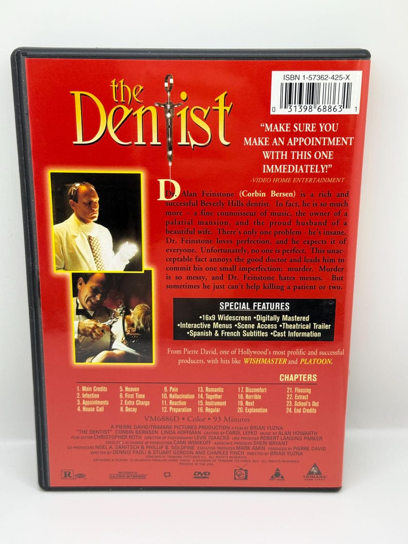 The Dentist Movie DVD - Etsy