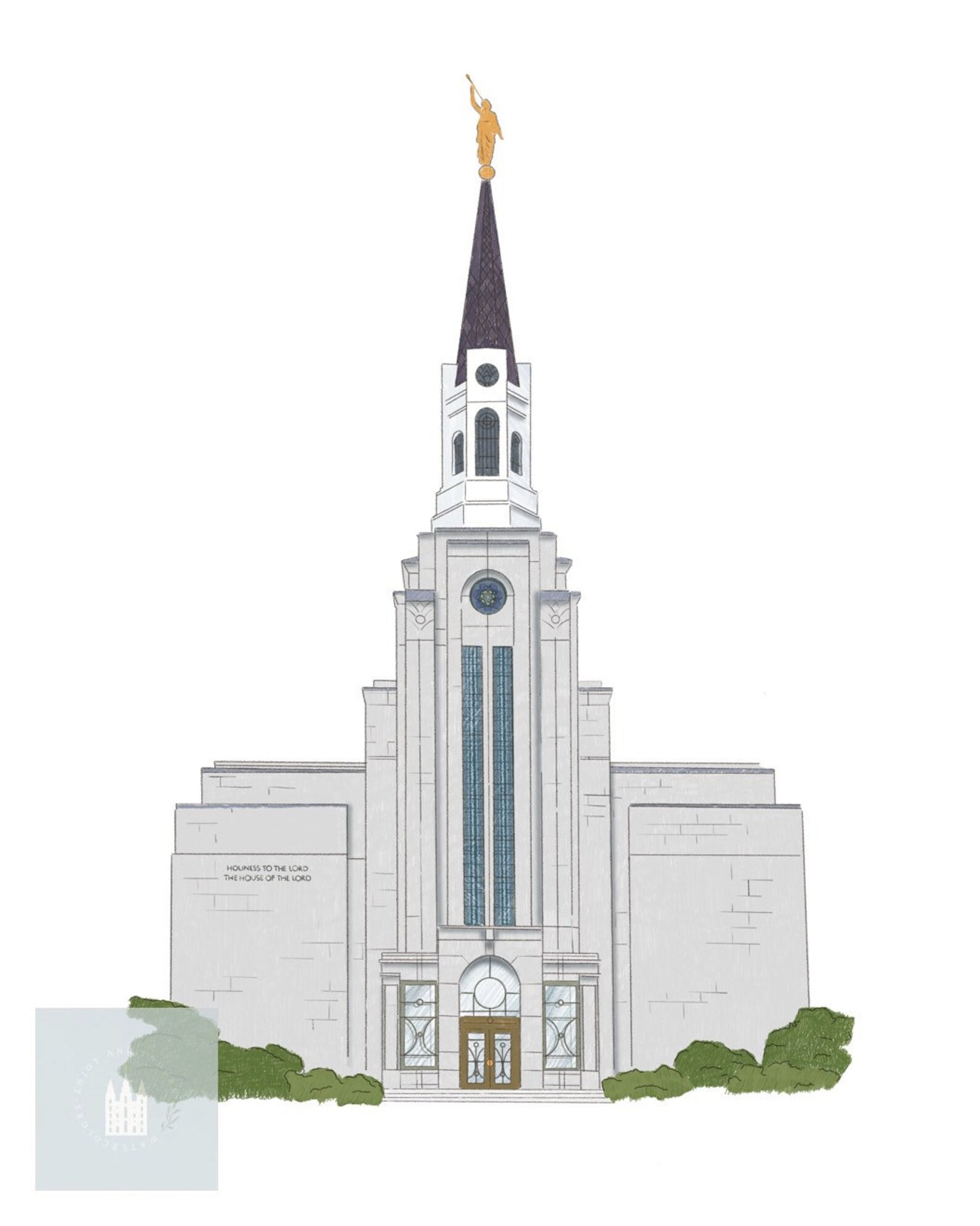 Boston Temple Print LDS Temple Printable Boston - Etsy
