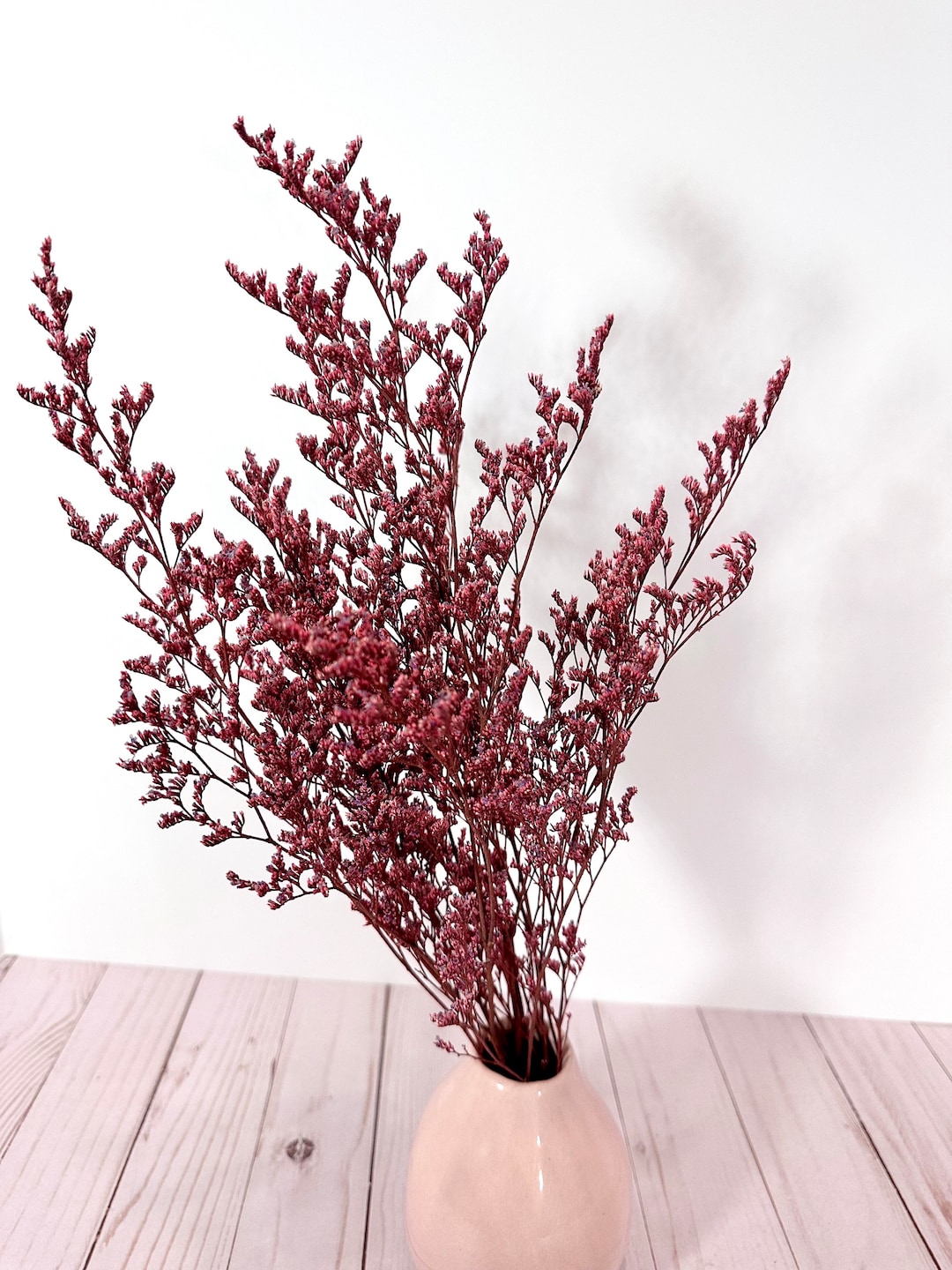 Red Limonium Lover Grass Preserved Flowers Caspia Tiny Flowers Home ...