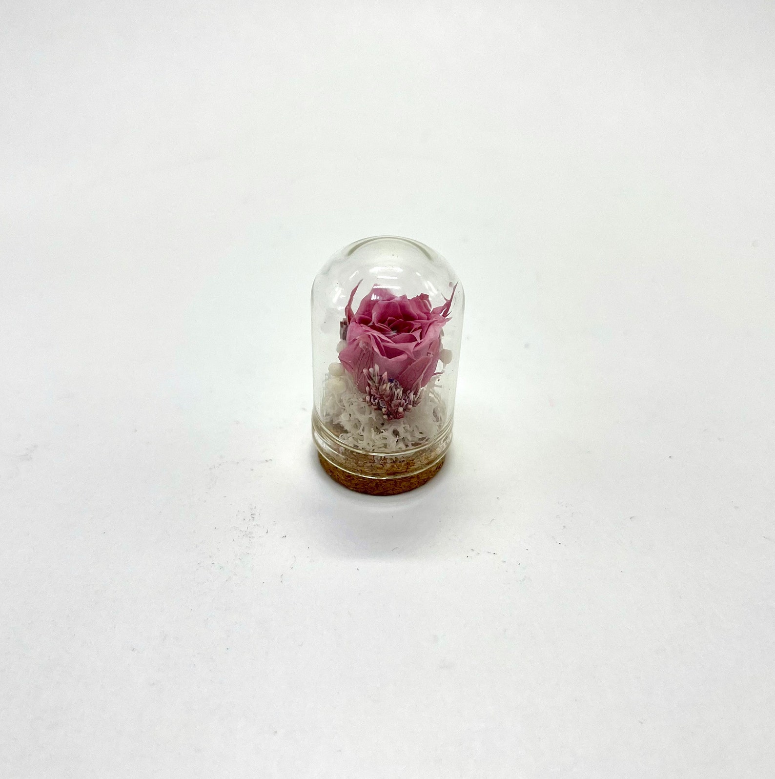 Doll House Micro Mini Preserved Roses and Other Flowers Glass - Etsy