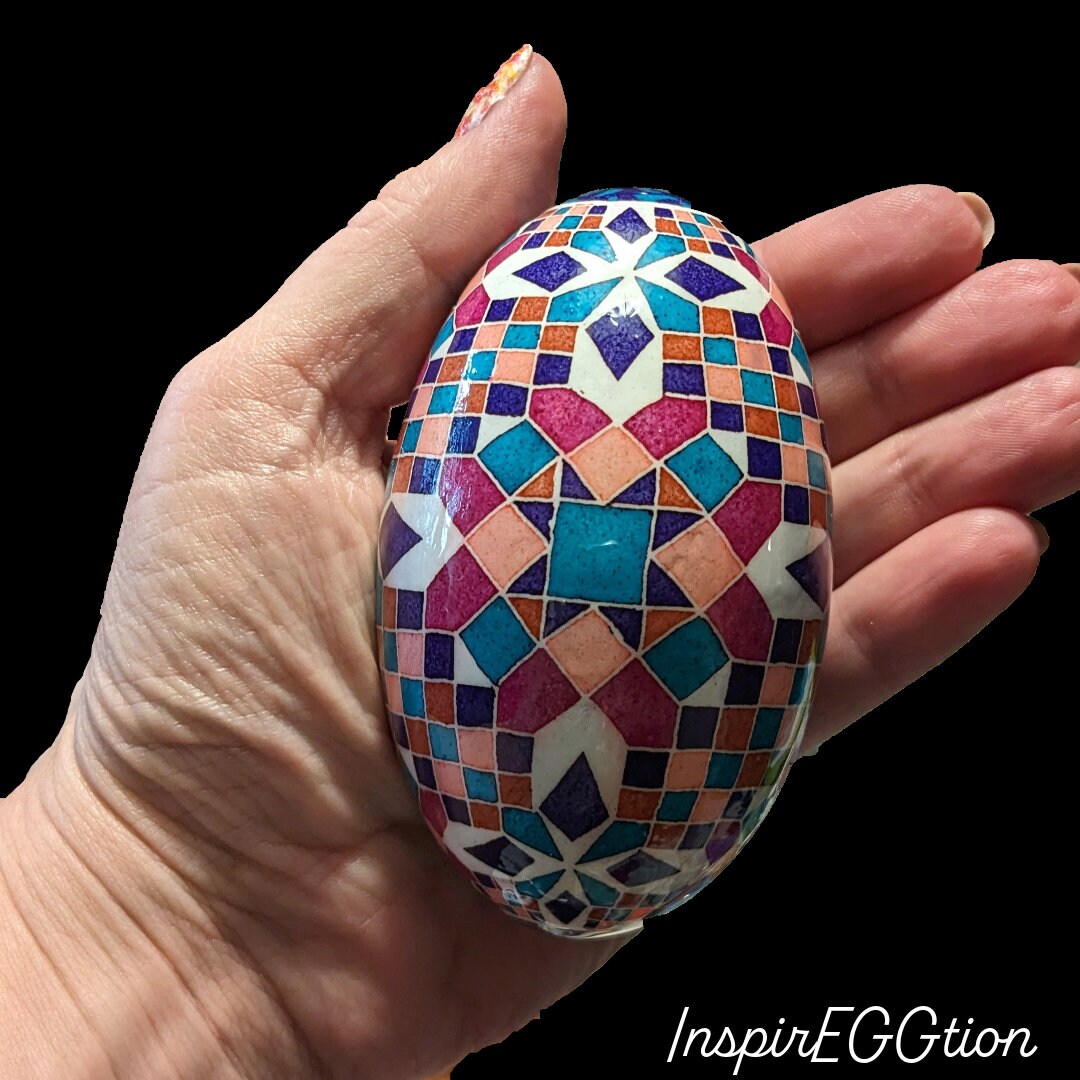 Goose Egg Pysanky, Quilty Pleasure - Etsy
