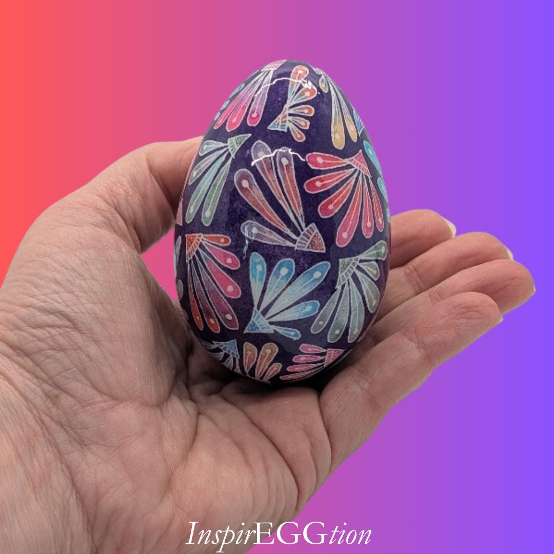 Goose Egg Pysanky, Easter Angel Wings - Etsy