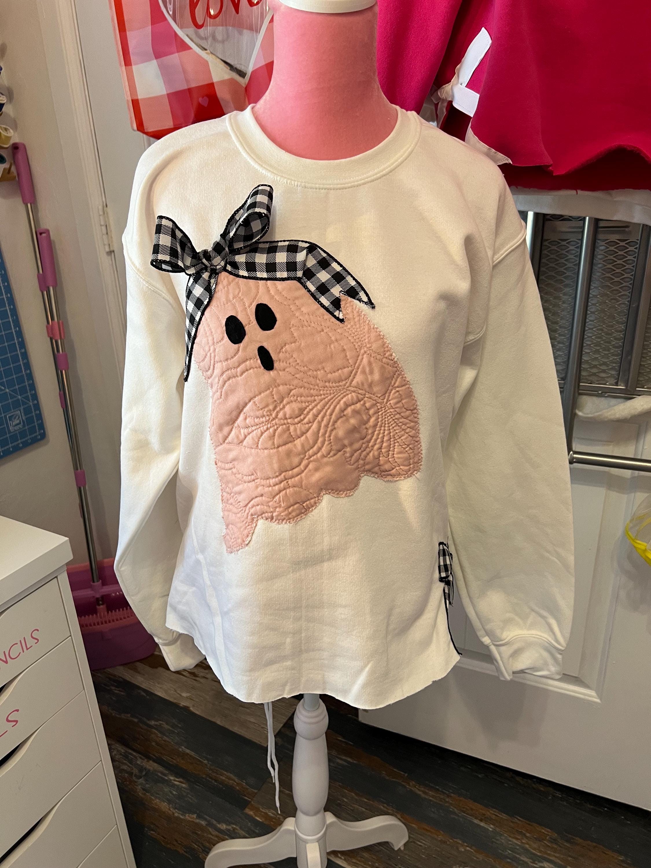 Coquette Ghost Quilted Love Shack Fancy Inspired Bow Halloween ...