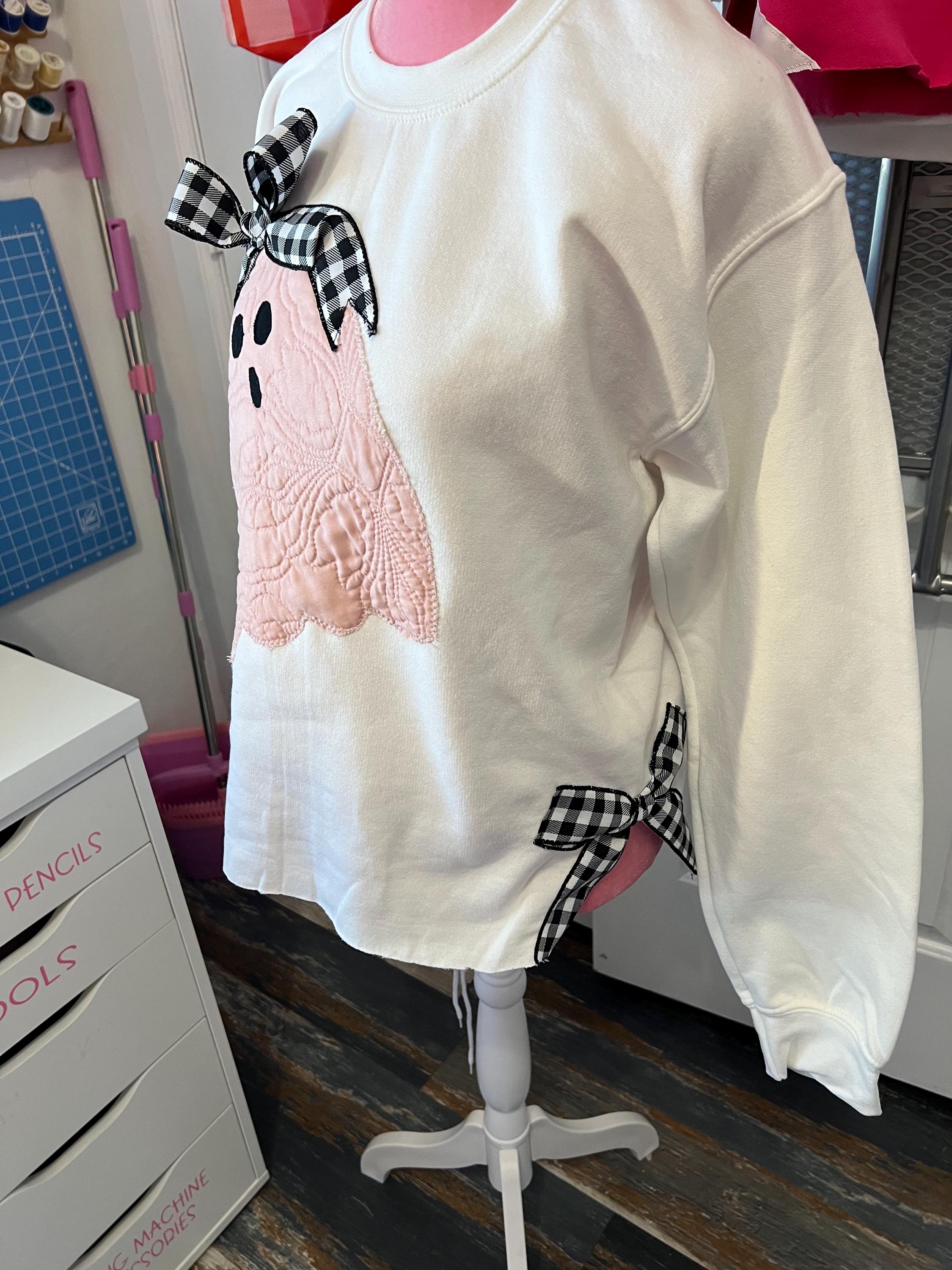 Coquette Ghost Quilted Love Shack Fancy Inspired Bow Halloween ...