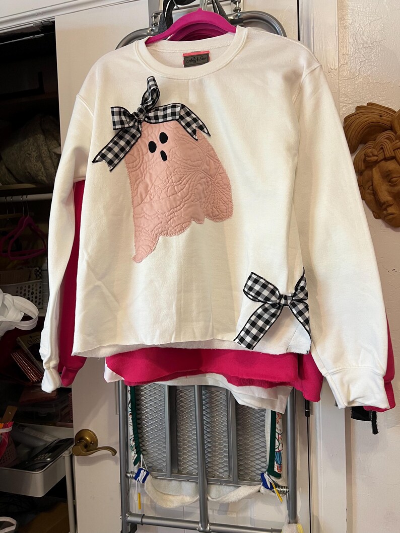 Coquette Ghost Quilted Love Shack Fancy Inspired Bow Halloween ...