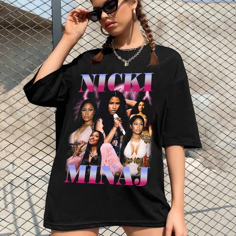 Vintage Nicki Minaj Shirt Nicki Minaj Rapper 90's Shirt - Etsy