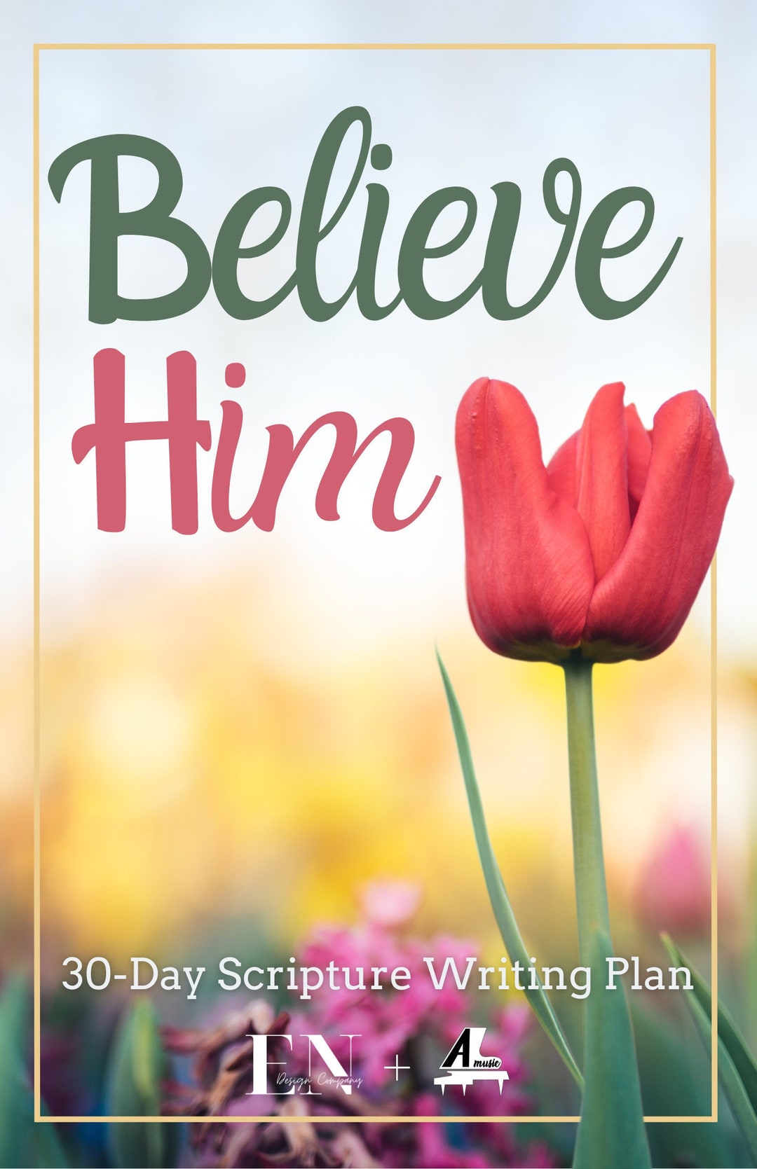 Believe Him… Printable Scripture Writing Booklet - Etsy