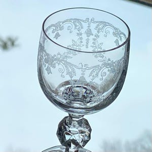 Vintage Import Assoc Cascade Glasses - Set of 9 Cordial / Tasting ...