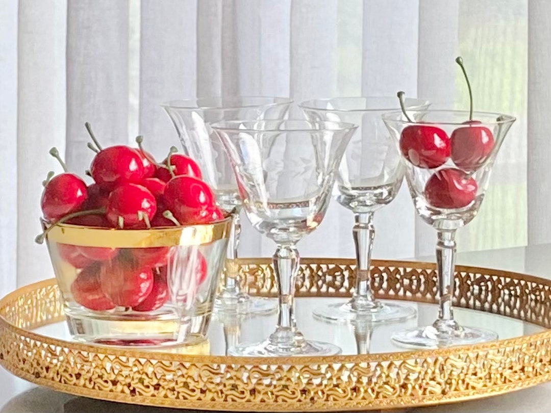 Vintage Pioneer Willow Moon Vintage Etched Glasses - Set of 4 - Etsy