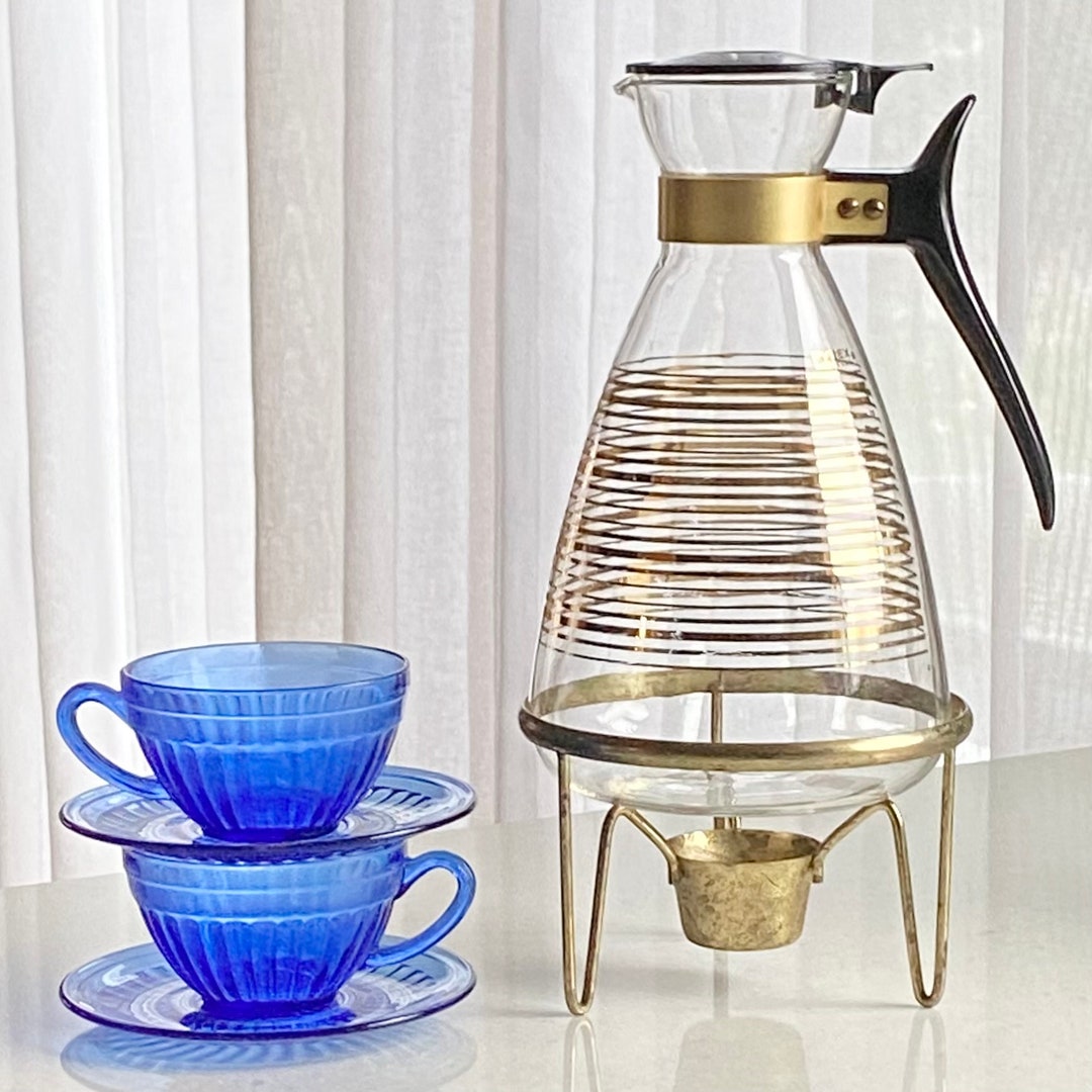 Vintage Pyrex 10 Cup Carafe With Lid and Stand - Etsy