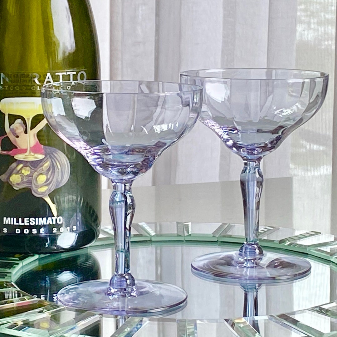 Vintage Alexandrite Neodymium Glasses Set of 2 - Etsy