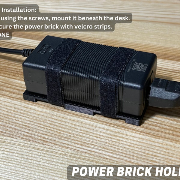 Under Desk Power Brick Mount - Etsy