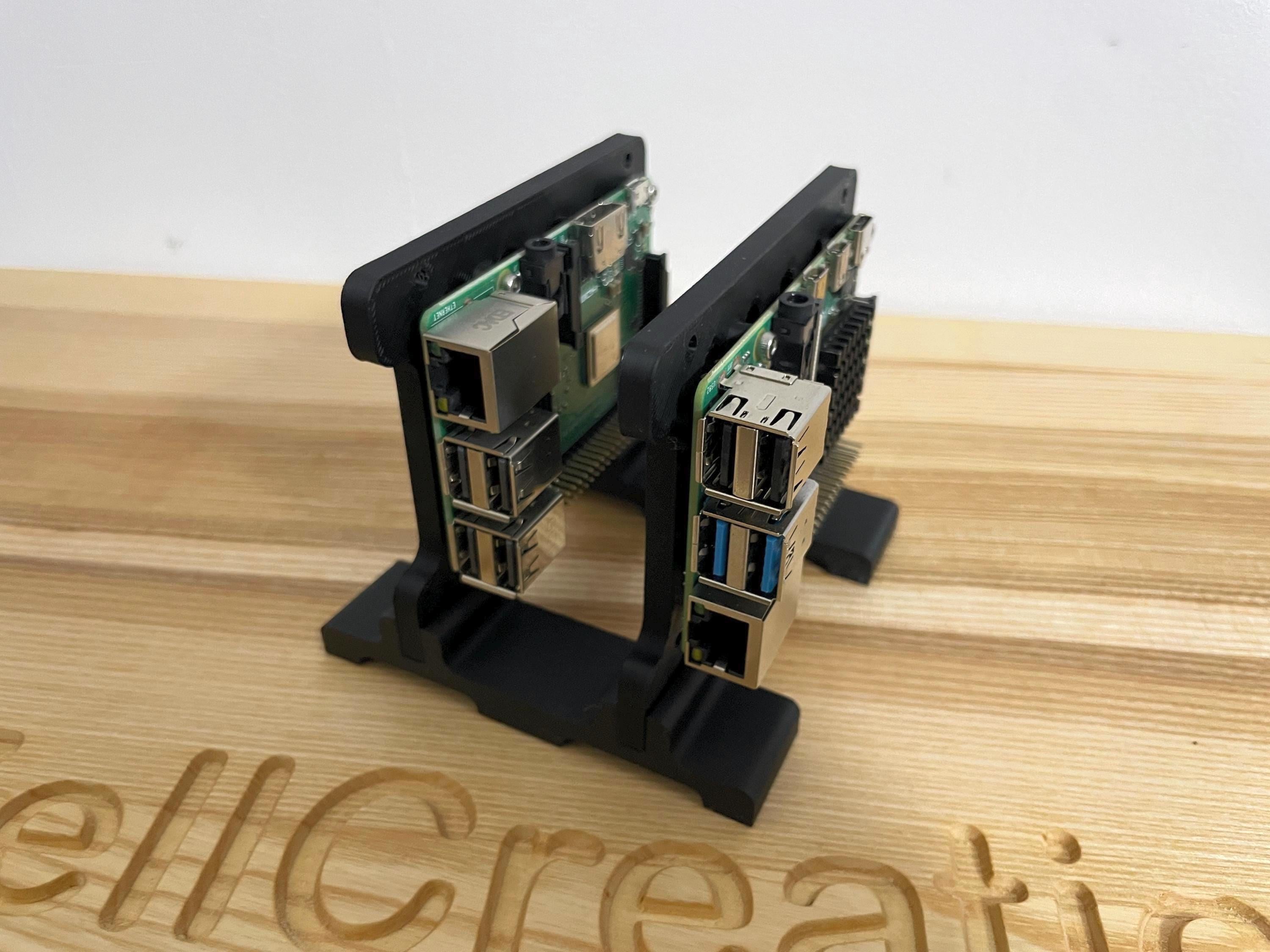 Raspberry Pi Vertical Mount With Integrated HDD Support - Etsy