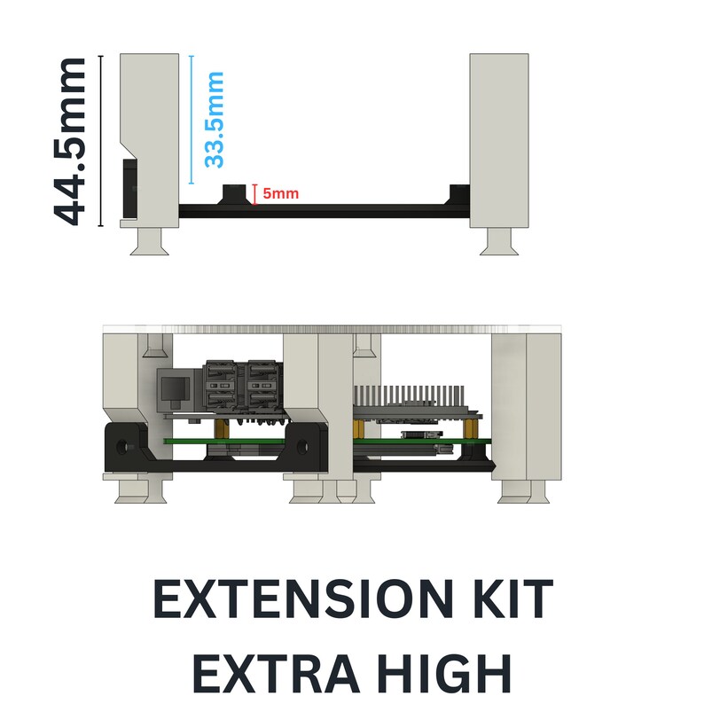 Raspberry Pi Stack Cluster Case Expandable Infinite Levels - Etsy