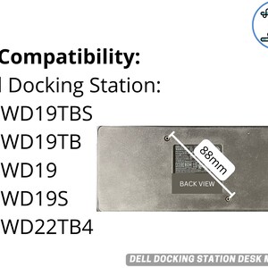 Dell Docking Station Desk Mount: WD19, WD22 Series - Etsy