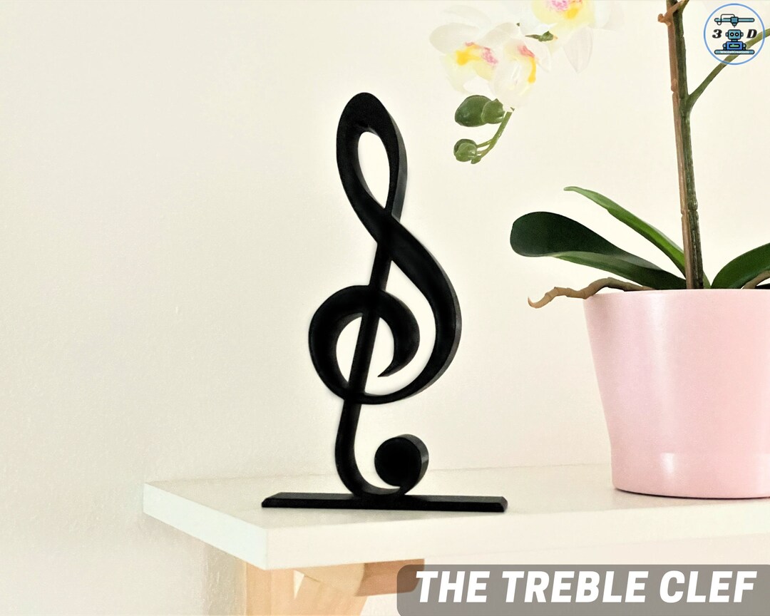 Musical Ornament, Music Teacher Gift, Treble Clef, Music Lover Symbol ...
