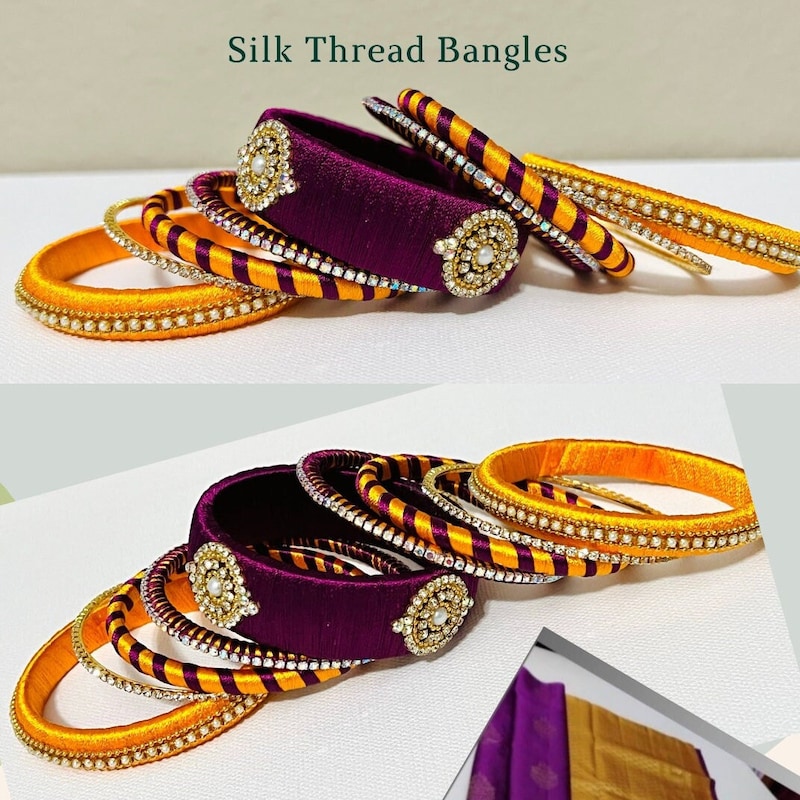 Bridal Bangles Silk Thread - Etsy