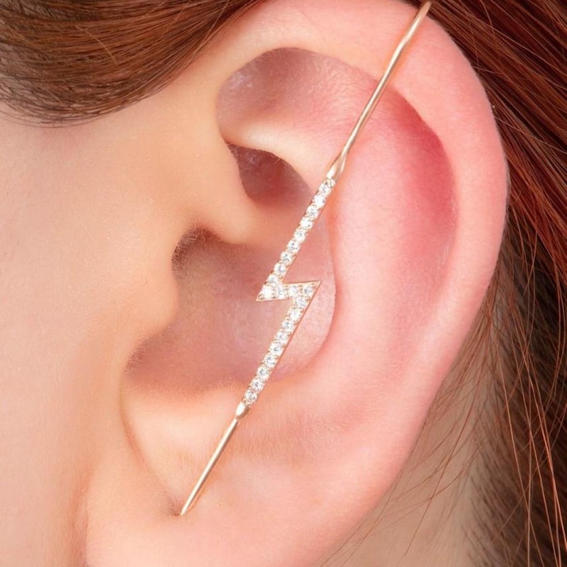 Ear Pin Earrings - Etsy