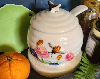 Vintage Honey Pot - Etsy
