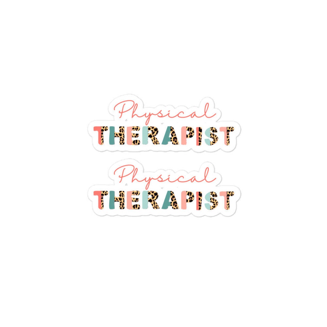 Physical Therapist Stickers PT Sticker Gift for Physical Therapist Gift ...