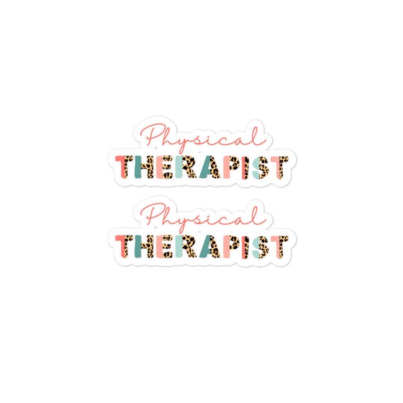Physical Therapist Stickers PT Sticker Gift for Physical - Etsy