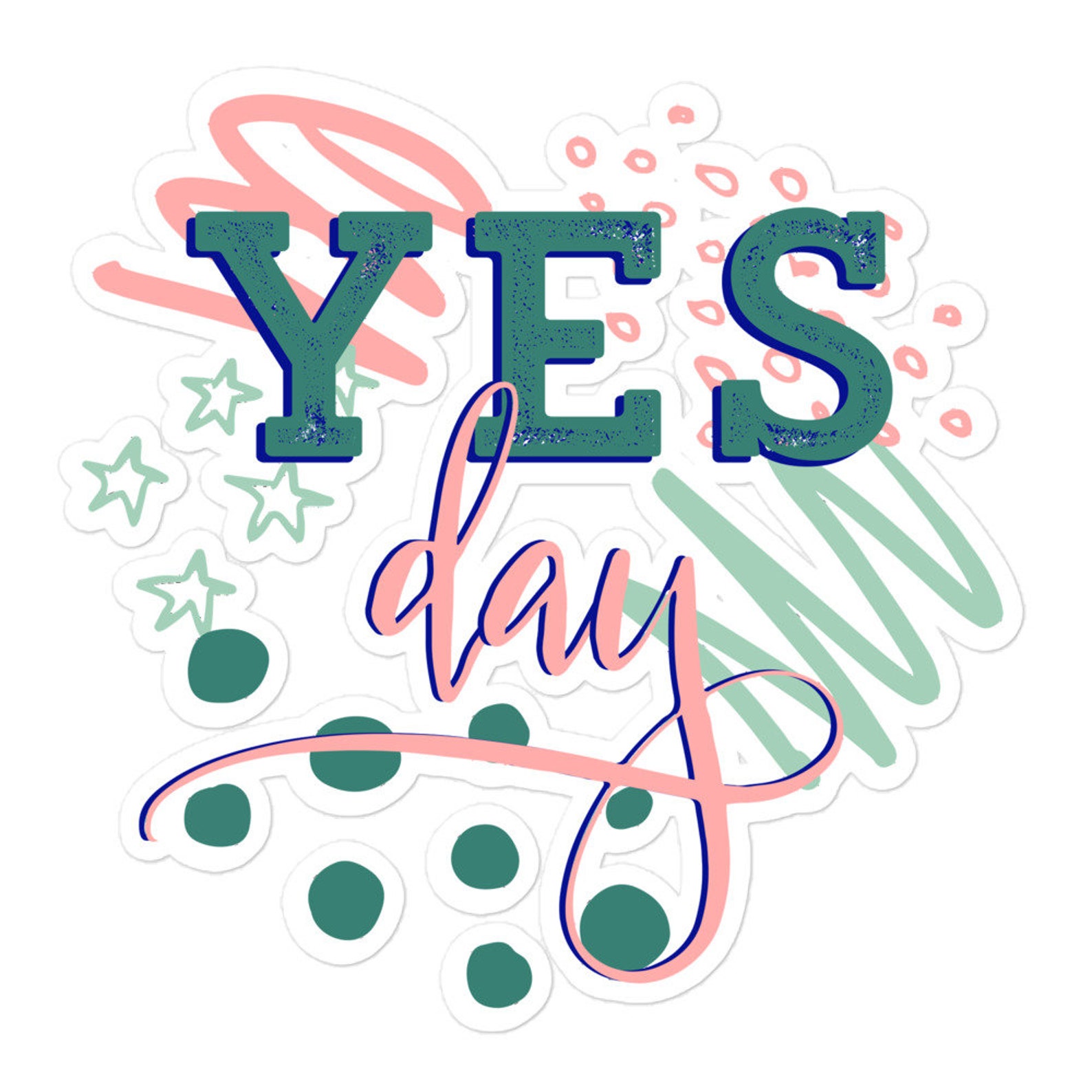 Yes Day Sticker Parenting Yes Day Kids in Charge Day of Yes Sticker ...