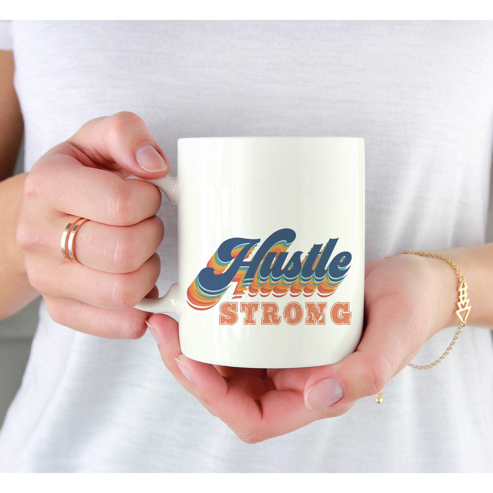 Hustle Mug Positivity Mug Motivational Mug Inspirational Mug Gift for ...