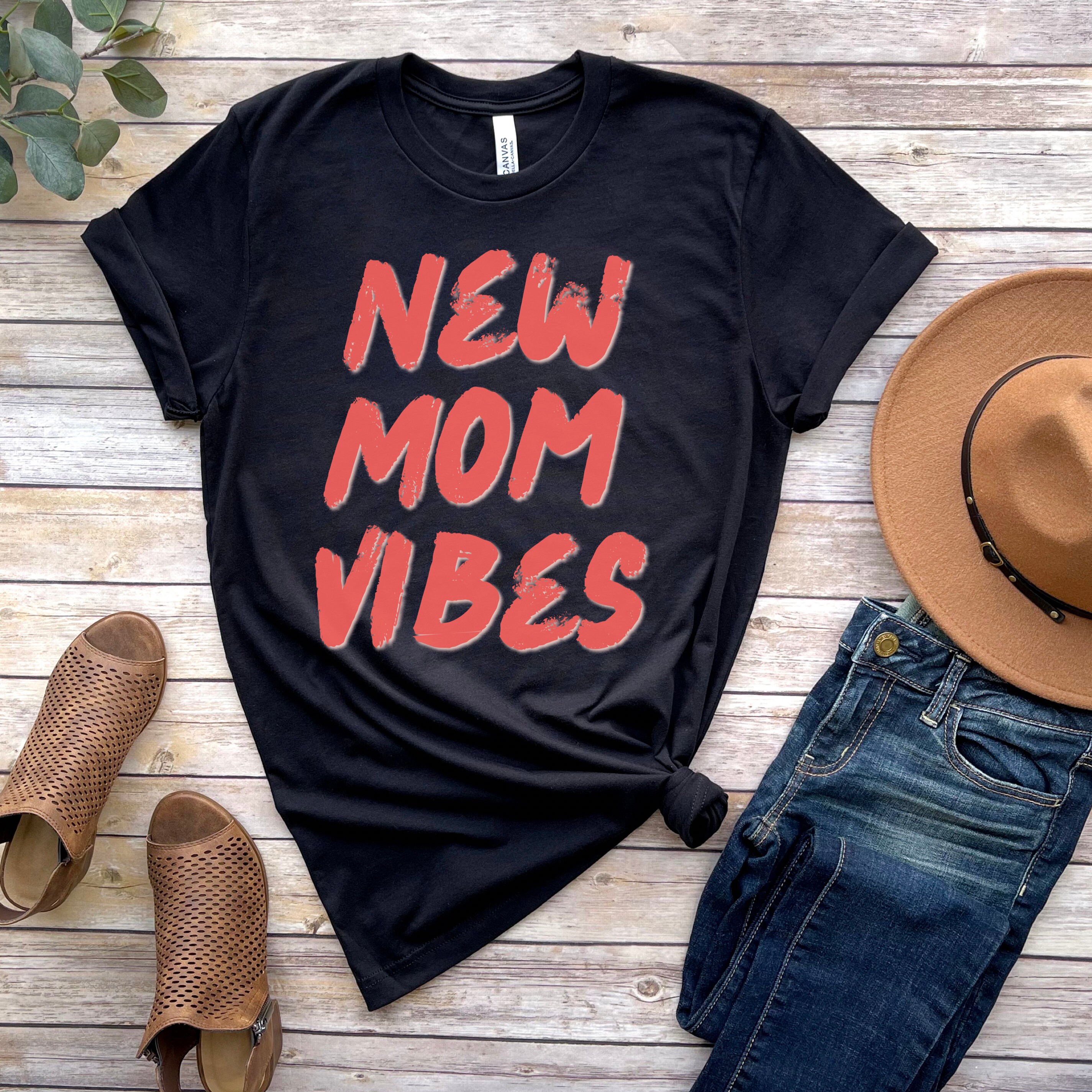 New Mom Shirt New Mom Vibes Mother's Day Gift Gift - Etsy