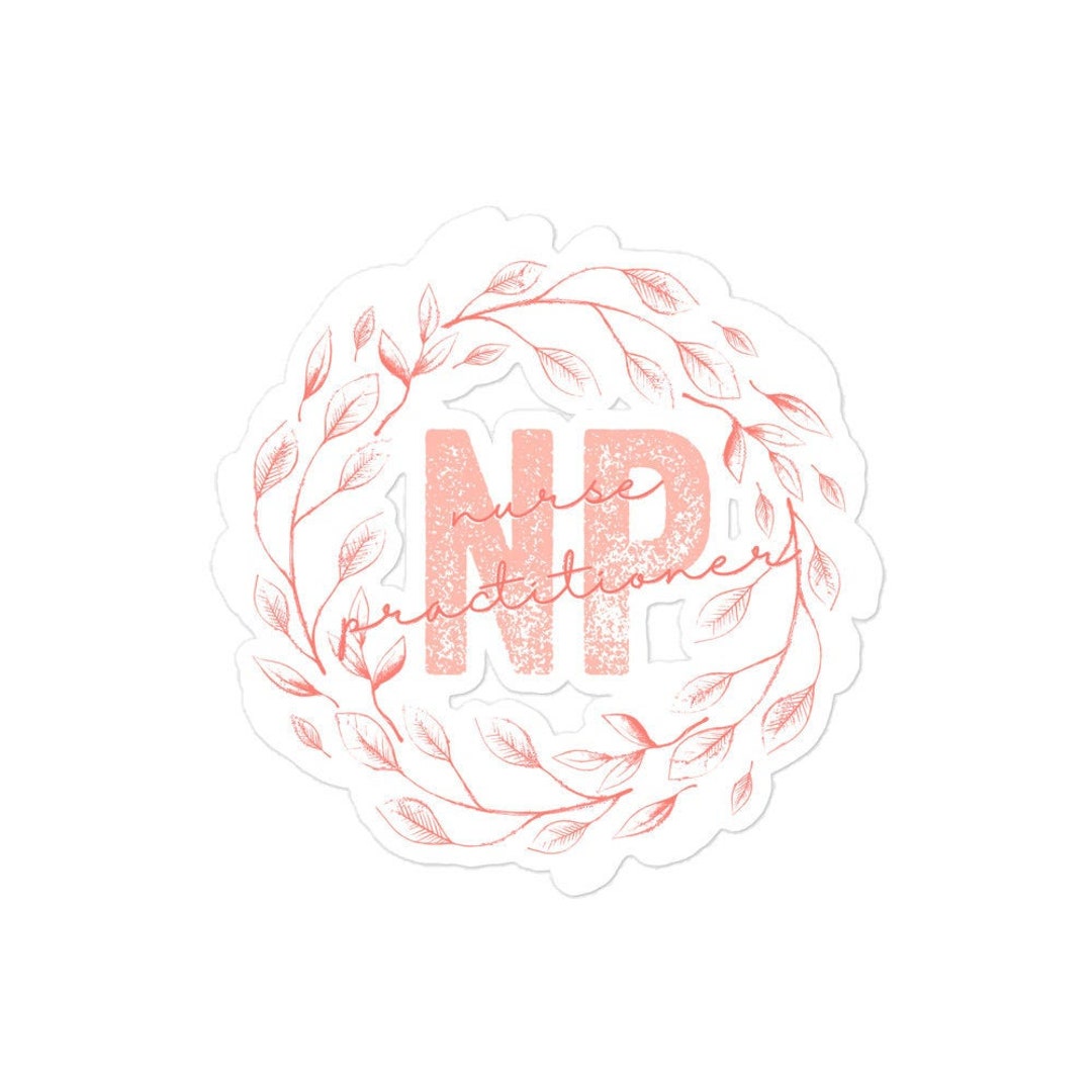 Nurse Practitioner Sticker | Laptop Decal for NP | Gift for NP | NP ...