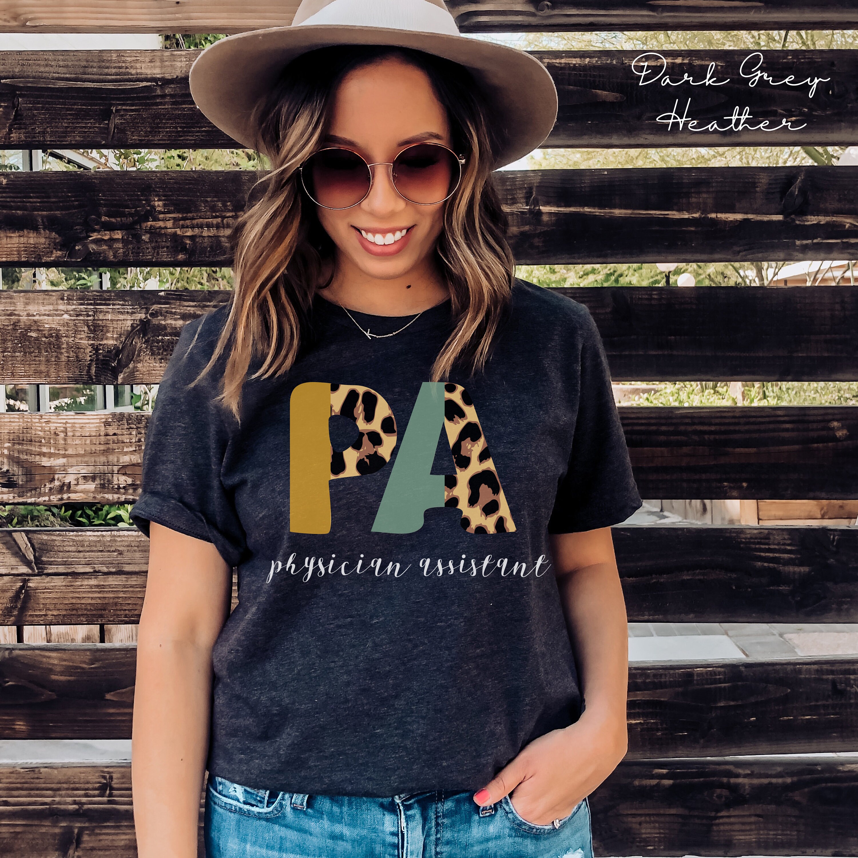 Future PA Shirt Physician Assistant Student Gift Cute Leopard PA Tee ...