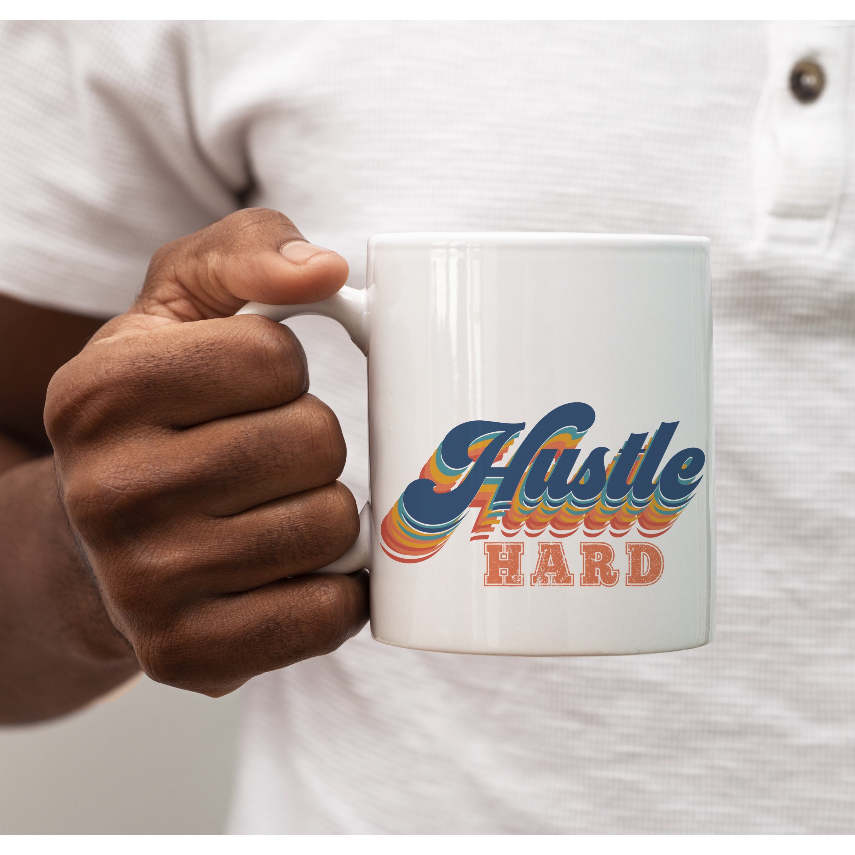 Hustle Mug Positivity Mug Motivational Mug Inspirational Mug Gift for ...
