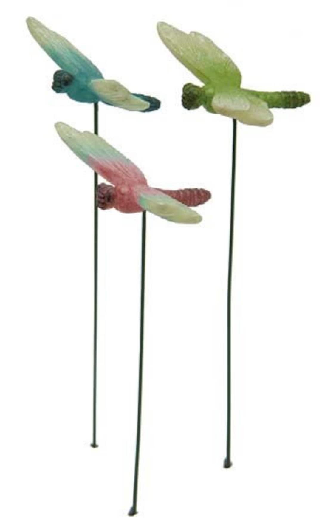 Glowing Dragonflies, Mini Dragonflies, Fairy Garden Dragonflies - Etsy