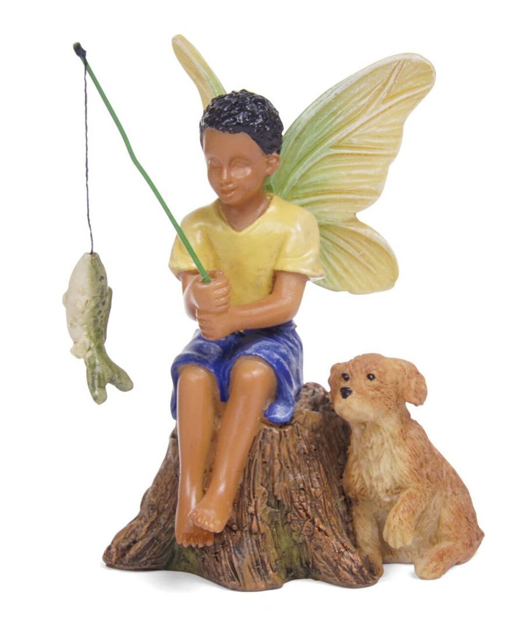 Catching Dinner, Fairy Garden Fairy Fishing, Mini Fairy Fishing, Fairy ...