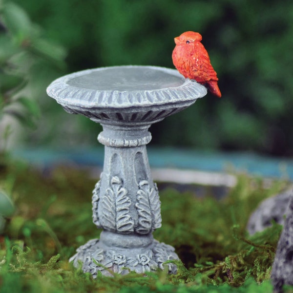 Miniature Birdbath - Etsy