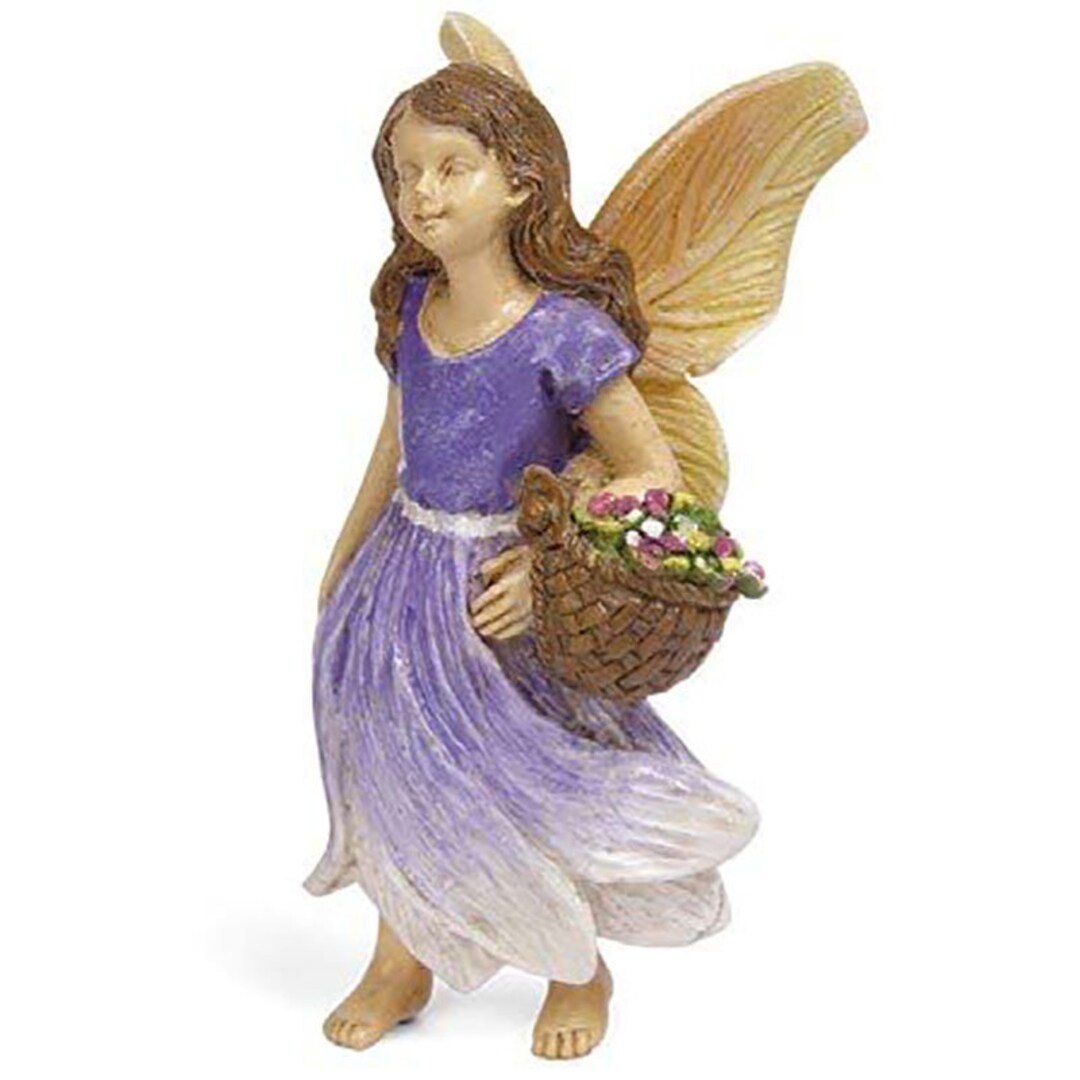 Fairy Gathering Flowers, Fairy Garden Fairy - Etsy