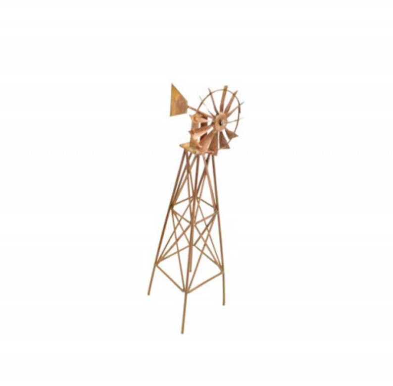 Rusty Wind Mill, Fairy Wind Mill, Mini Farm Wind Mill - Etsy