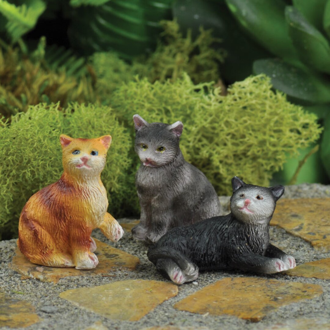 Mini Cats, Miniature Cats, Fairy Garden Cats, Tiny Cats - Etsy