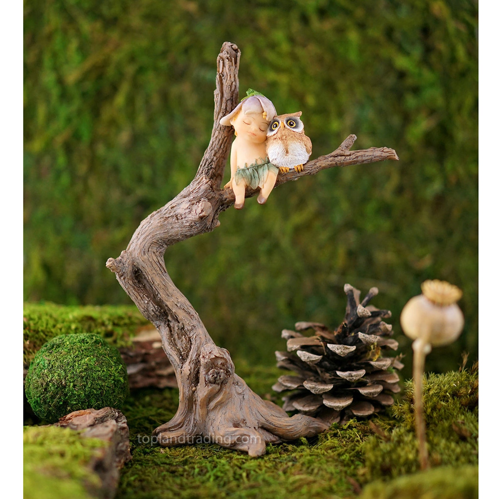 Garden Sprite With Owl - Etsy
