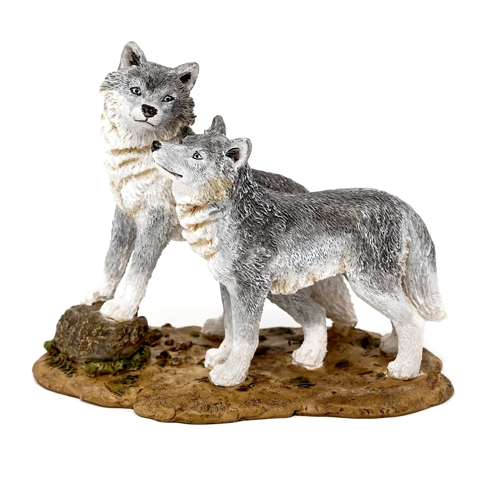 Two Wolves in the Wild Mini Wolf Pair - Etsy