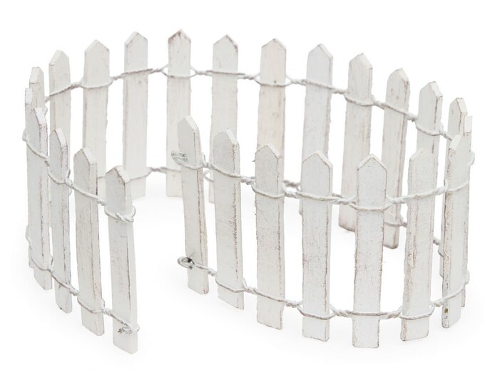 Short Picket Fence Fairy Garden Fence Mini Fence Miniature | Etsy