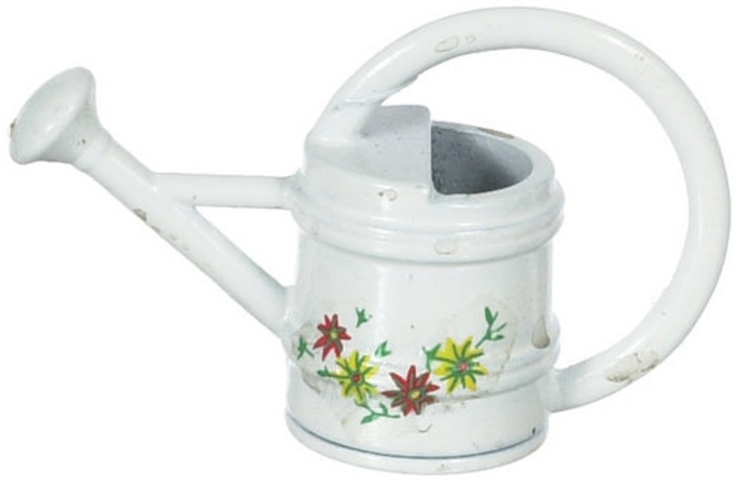 Mini Flower Watering Can, Fairy Garden Watering Can, Dollhouse Watering ...