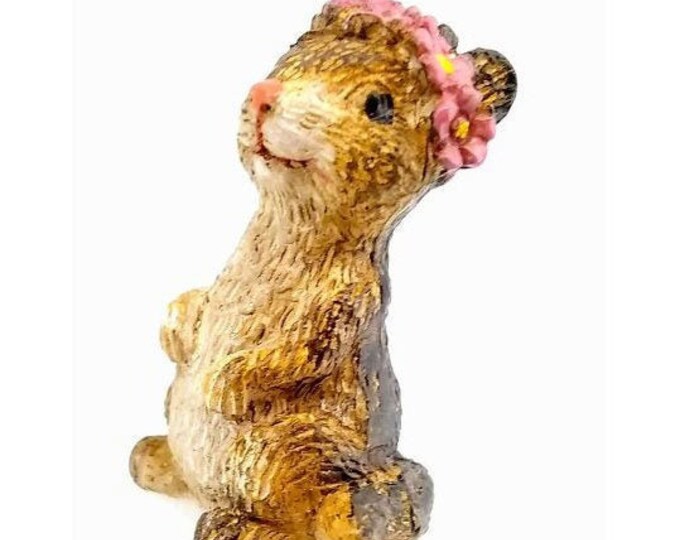 Chippy the Chipmunk, Mini Chipmunk, Fairy Garden Chipmunk, Dollhouse ...