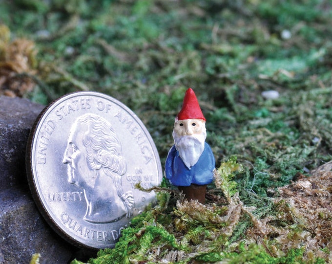 Micro Mini Gnome Pick Mini Gnome Miniature Gnome Tiny - Etsy