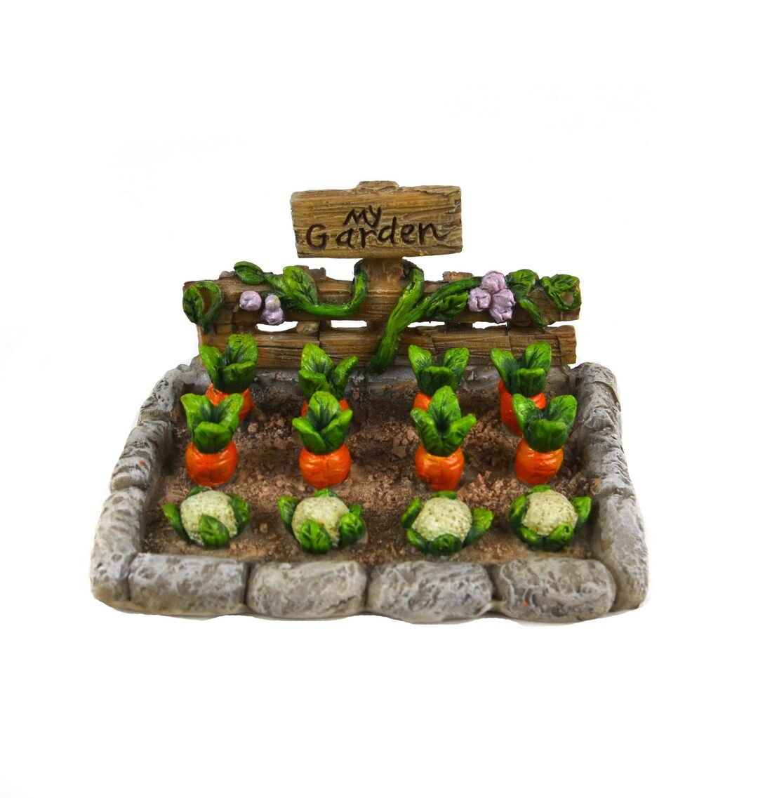 Mini Vegetable Garden, Fairy Garden Vegetables - Etsy