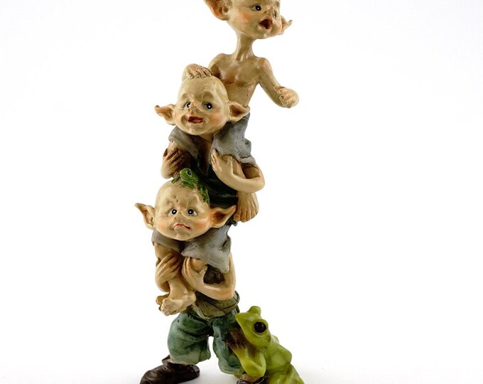 Garden Pixie Stack Three Pixies Mini Pixies Miniature - Etsy