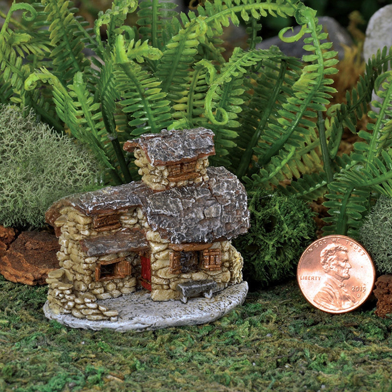 Micro Mini Ranch Troll House, Fairy Garden House, Mini House, Miniature ...