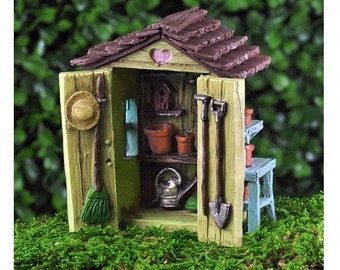 Miniature Shed, Fairy Garden Shed, Mini Shed - Etsy