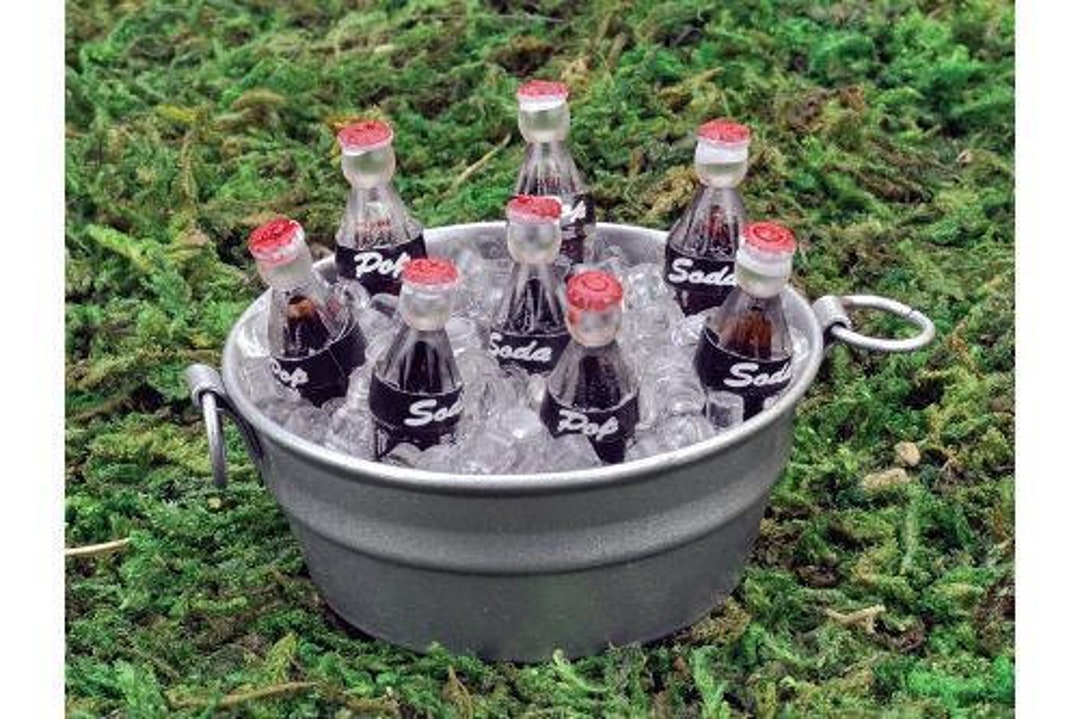 Bucket of Soda Pop, Fairy Soda Pop, Fairy Garden Soda, Mini Soda - Etsy
